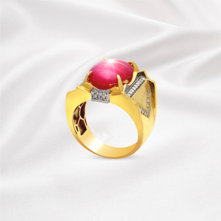 Nhẫn nam Ruby sao - Đá Quý Việt Nam